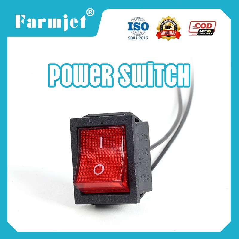 Jual Power Switch Saklar On Off Knapsak Elektrik Dengan Kabel Saklar 2 ...