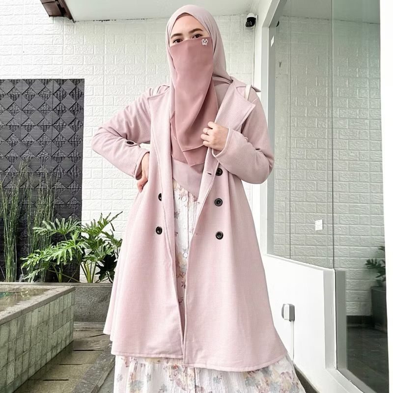 Jual Haruka knit coat by yoora sarah | Shopee Indonesia