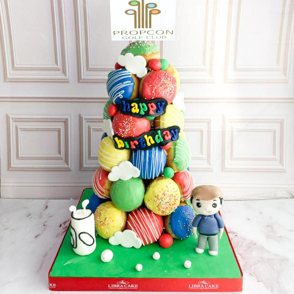 Jual Donat/donat Ulang Tahun/Donat Tower Tema Golf/Donat Tower Jakarta ...
