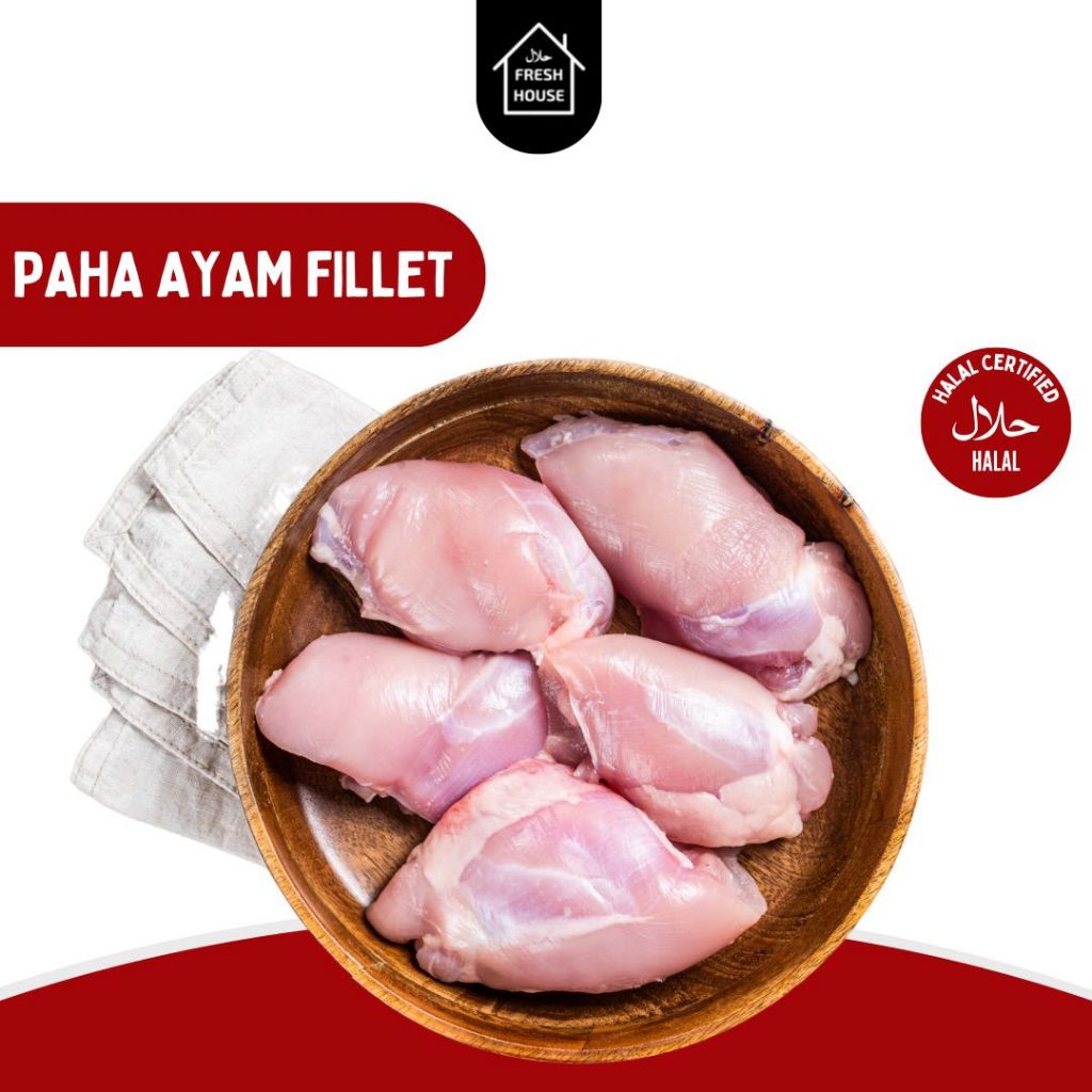 Jual PAHA AYAM FILLET FRESH / PAHA AYAM FILLET FROZEN 500GR | Shopee ...