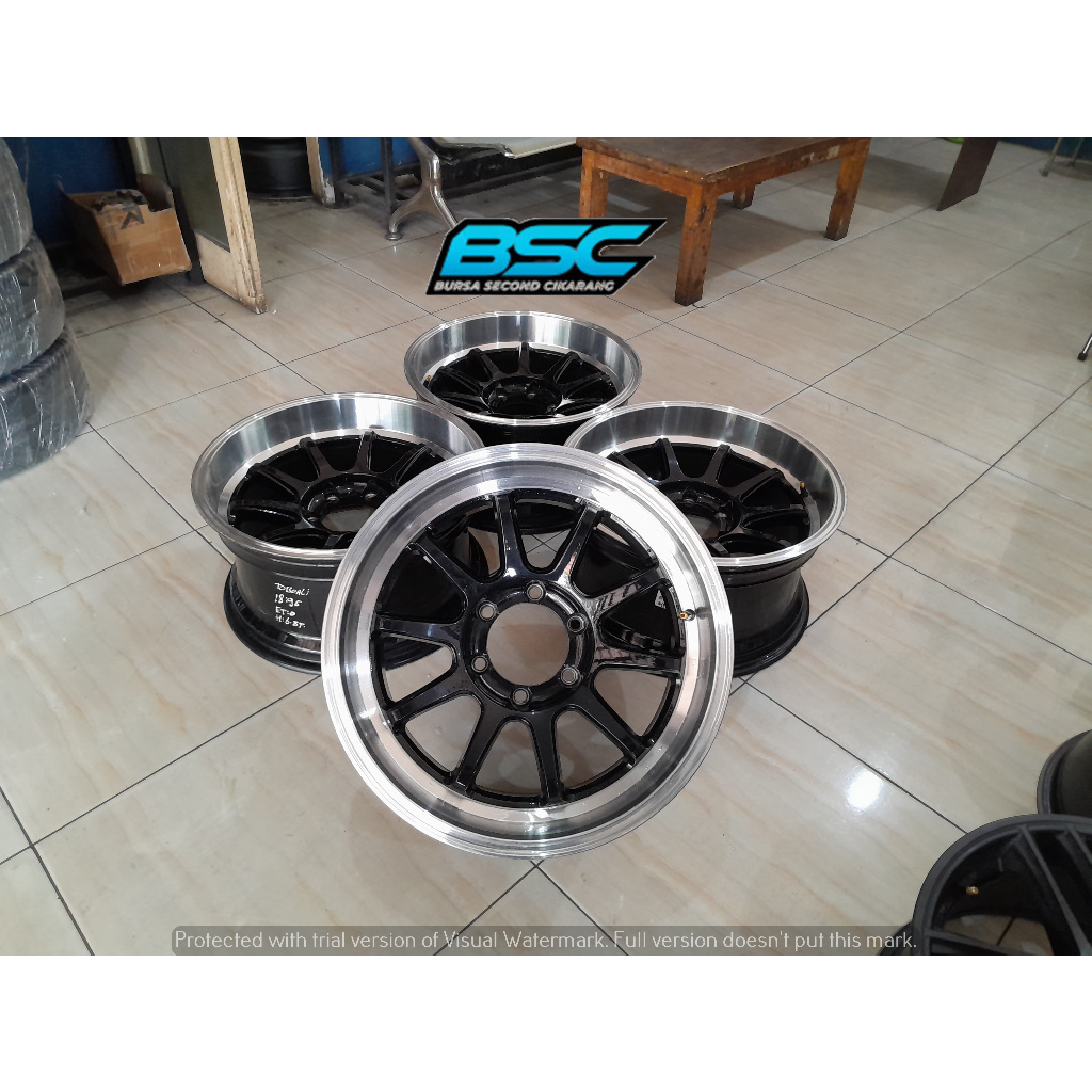 Jual Velg Racing Celong Bekas R18 HSR Toboali Pcd 6x139 Ring 18 Buat Fortuner Pajero Ranger ...