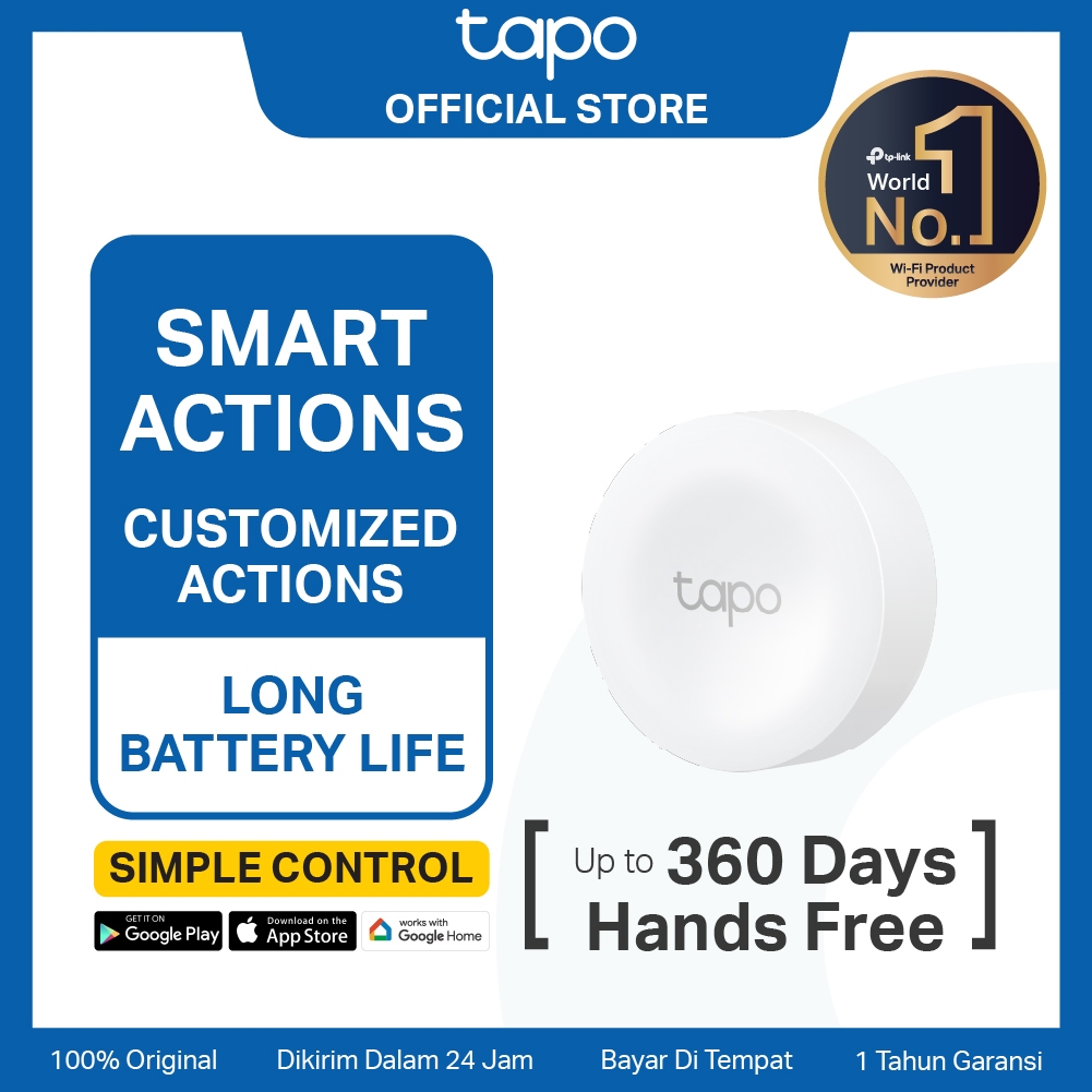 Jual TAPO S200B Smart Button Smart Action Control All Electronic ...