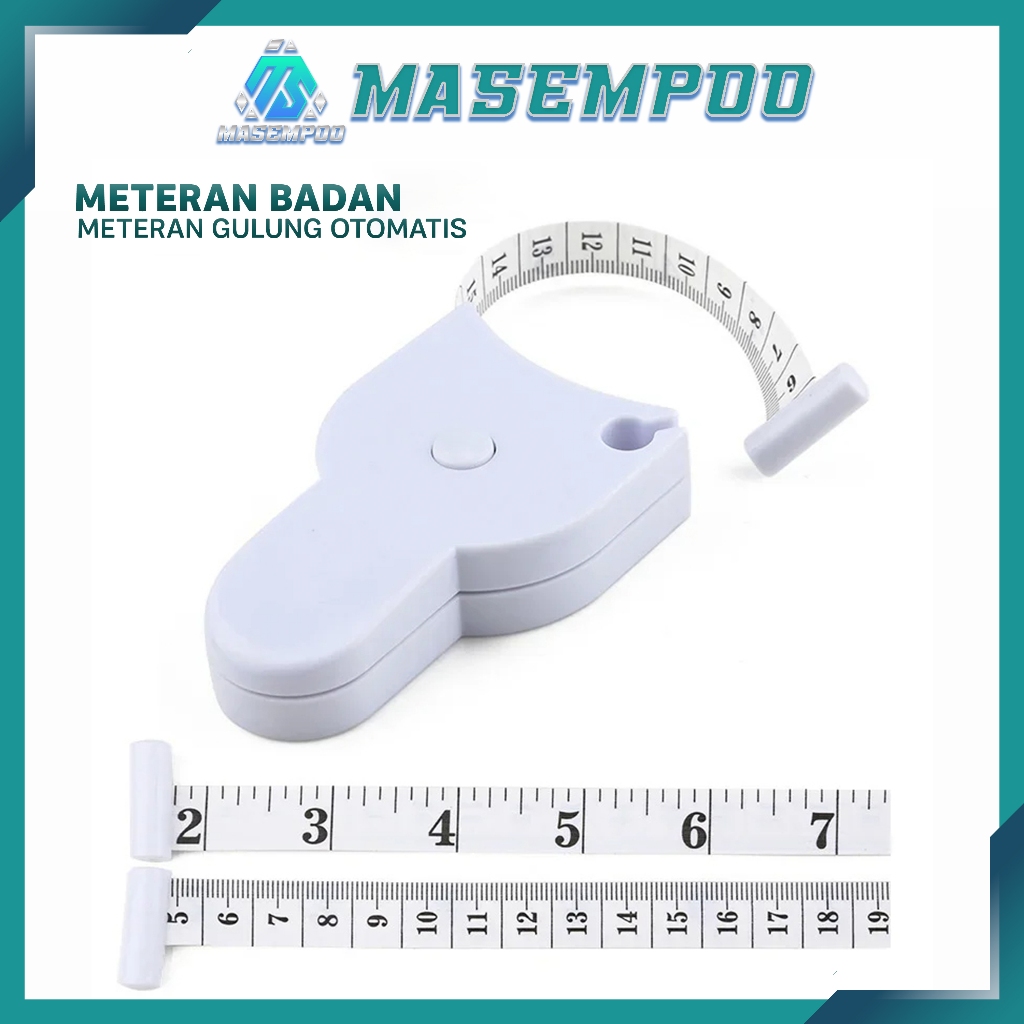 Jual Meteran badan V2 Model Y 150cm meteran gulung otomatis meteran ...