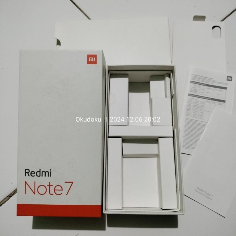Jual Dus Box Xiaomi Redmi Note 7 Original Copotan | Shopee Indonesia