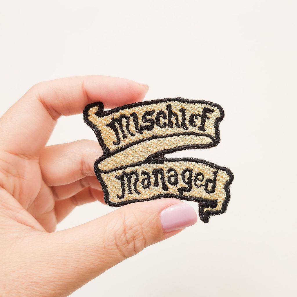Jual PATCH BORDIR -HARRY- POTTER / BADGE BORDIR MISCHIEF MANAGED -HARRY POTTER- MANAGED ...