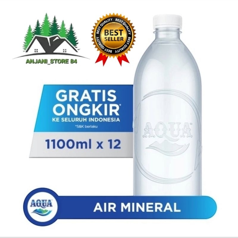 Jual Aqua Life Air Mineral 1100ml x 12 Botol | Shopee Indonesia