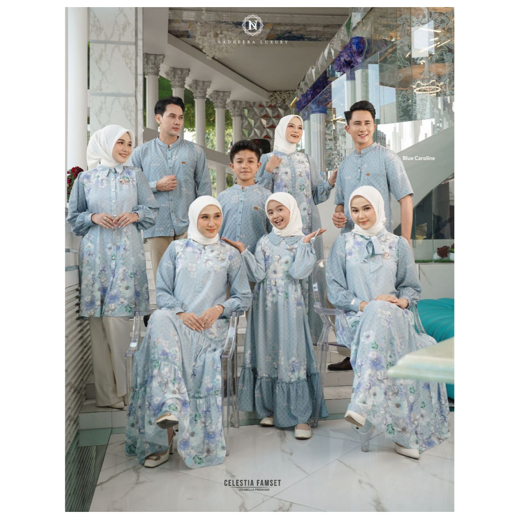 Jual CELESTIA DRESS FAMILY SET BY NADHEERA LUXURY | Shopee Indonesia