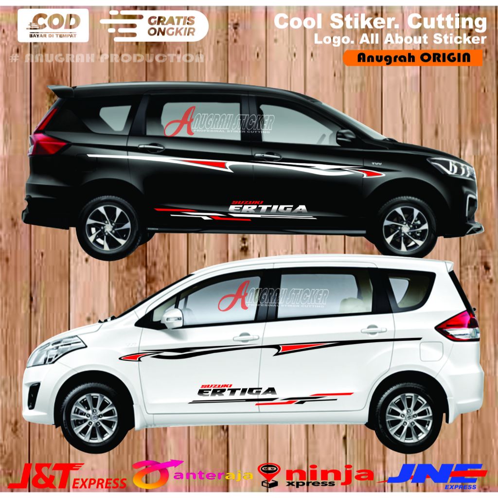 Jual Terbaru Stiker Mobil Suzuki Ertiga Terbaru Model List Striping ...