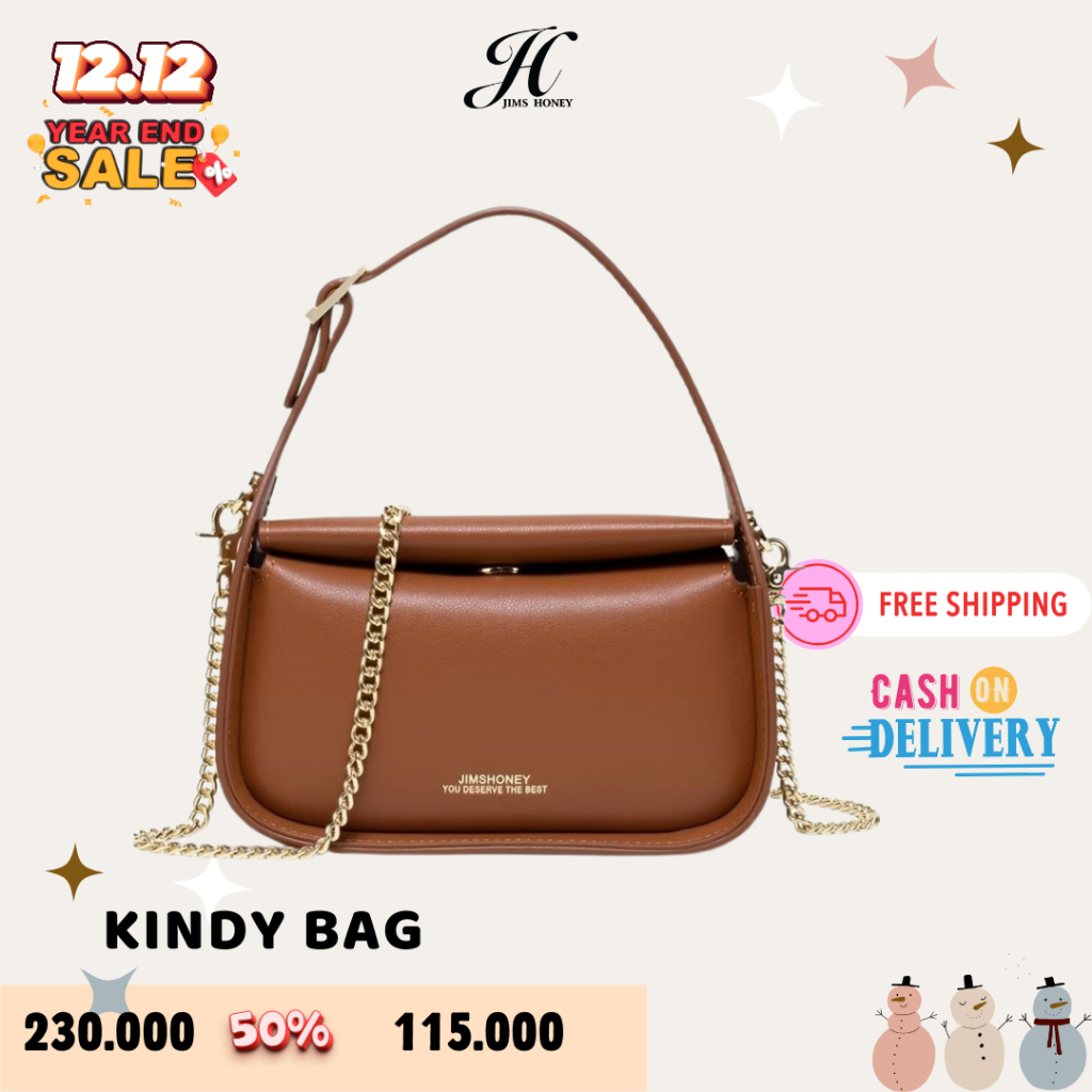 Jual JIMS HONEY TAS SELEMPANG WANITA KINDY BAG (FREE EXCLUSIVE BOX) | Shopee Indonesia