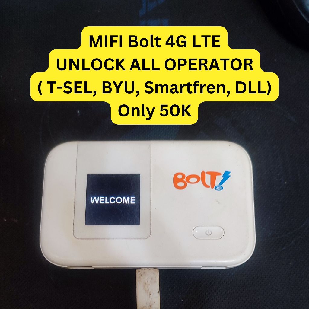 Jual Mifi Bekas Bolt Super 4G HUAWEI E5372s UNLOCK T-Sel BYU Smartfren ...