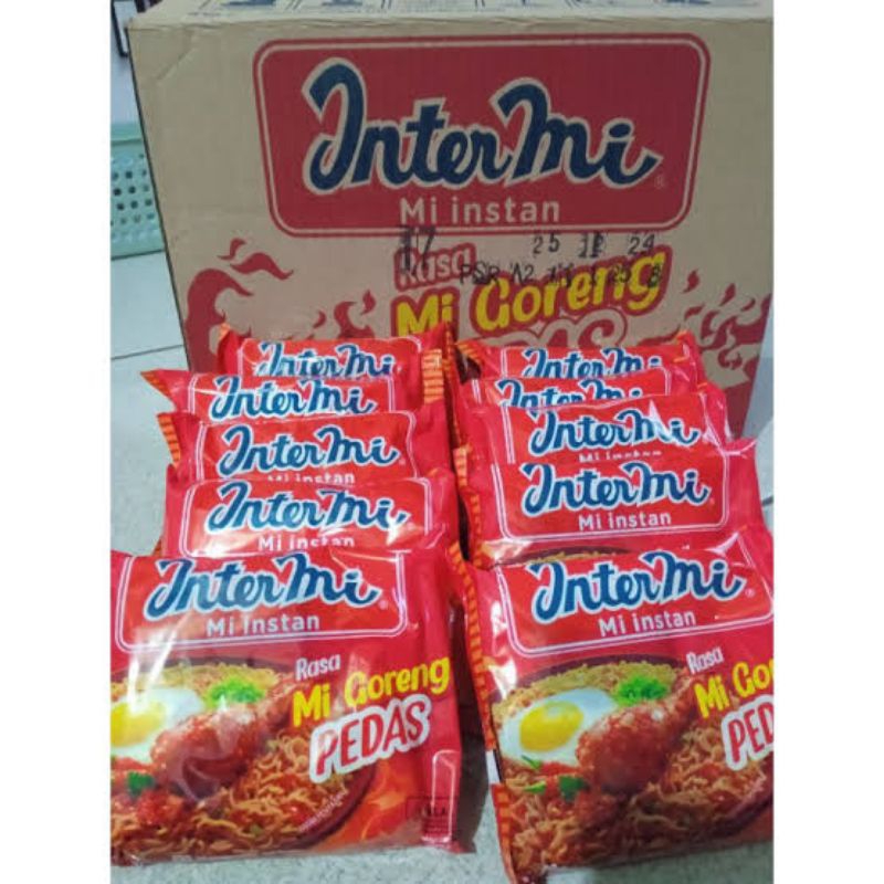 Jual [1 Dus isi 40 Bungkus] INTERMIE GORENG PEDAS | Shopee Indonesia