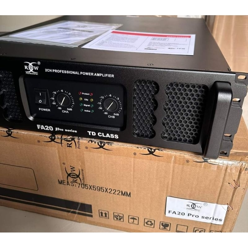 Jual POWER AMPLIFIER RDW FA 20 PRO SERIES /2 CHANNEL | Shopee Indonesia