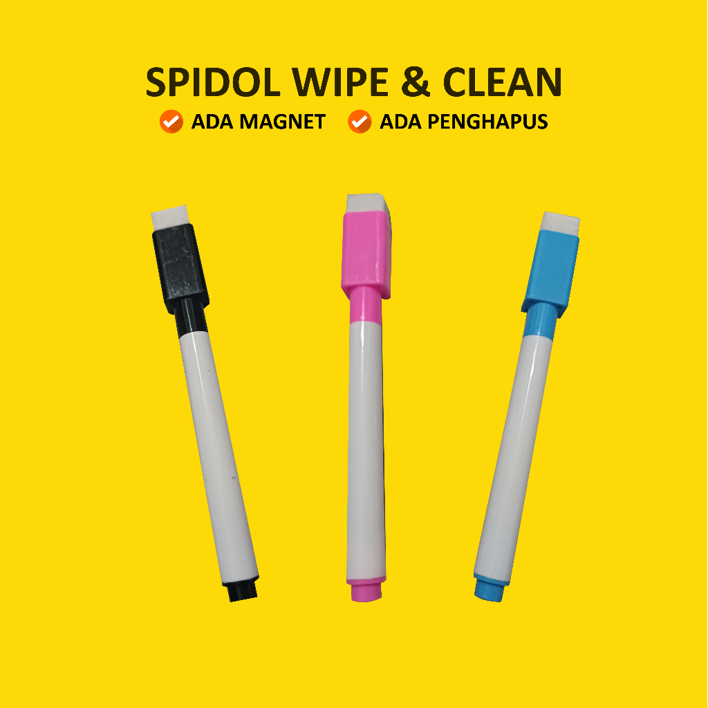 Jual Spidol Wipe and Clean Spidol Coret Hapus | Shopee Indonesia