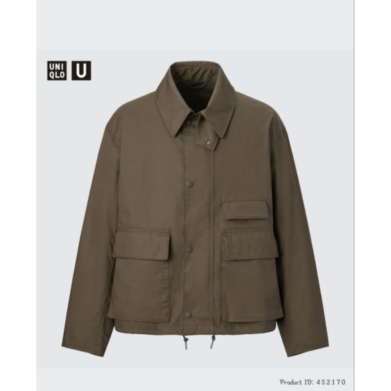 Jual UNIQLO U UTILITY SHORT BLOUSON JACKET BOXY | Shopee Indonesia
