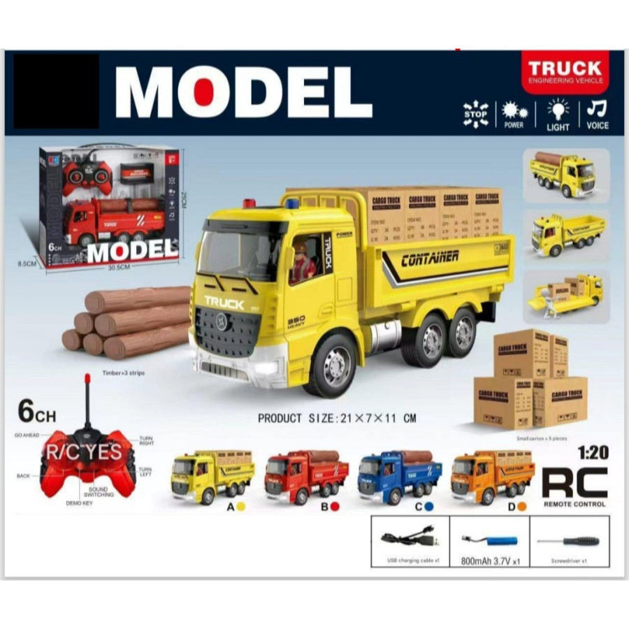 Jual MAINAN MOBIL TRUK BARANG RC COLT DIESEL REMOTE CONTROL DUMP ...