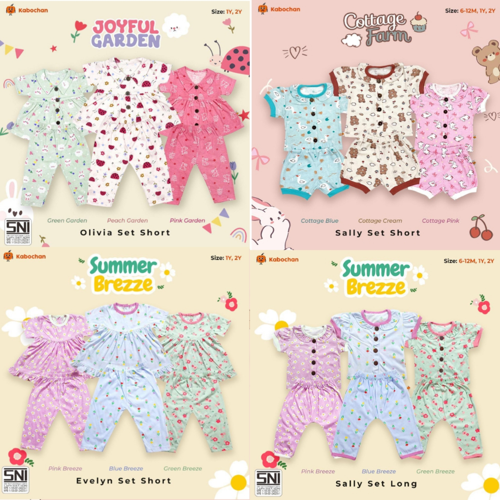 Jual KABOCHAN baju bayi 3 pcs , DRESS BAYI 3 PCS size S M L LB XL ...