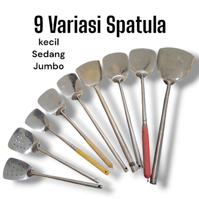Jual Sodet Sutil Spatula Berbagai Macam Ukuran Kecil - Jumbo Gagang ...