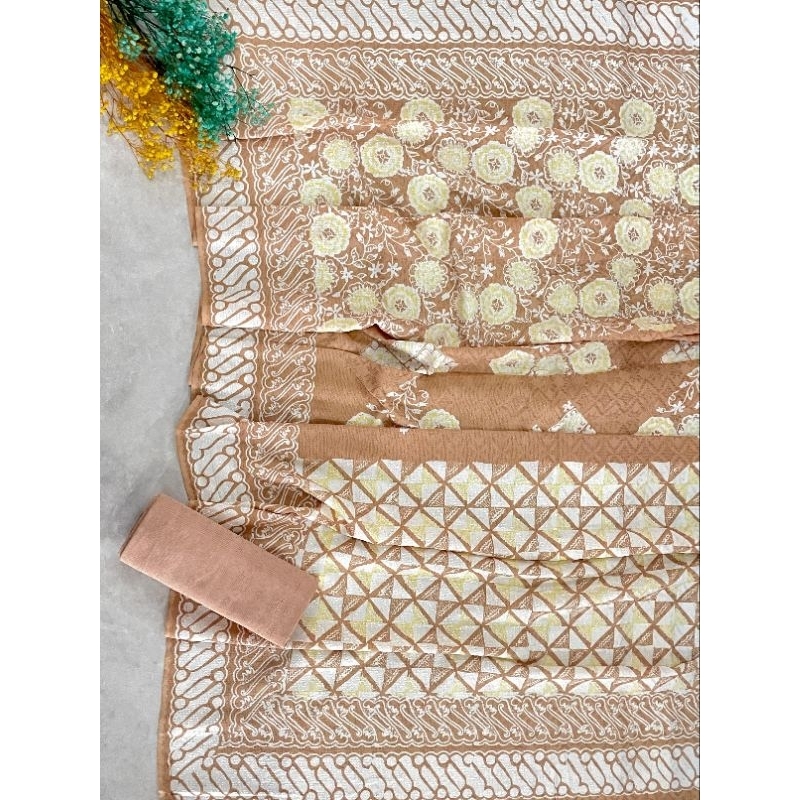 Jual Kain Batik Cap Khas Trusmi Cirebon Pastel Motif 3d Dimensi Bahan ...