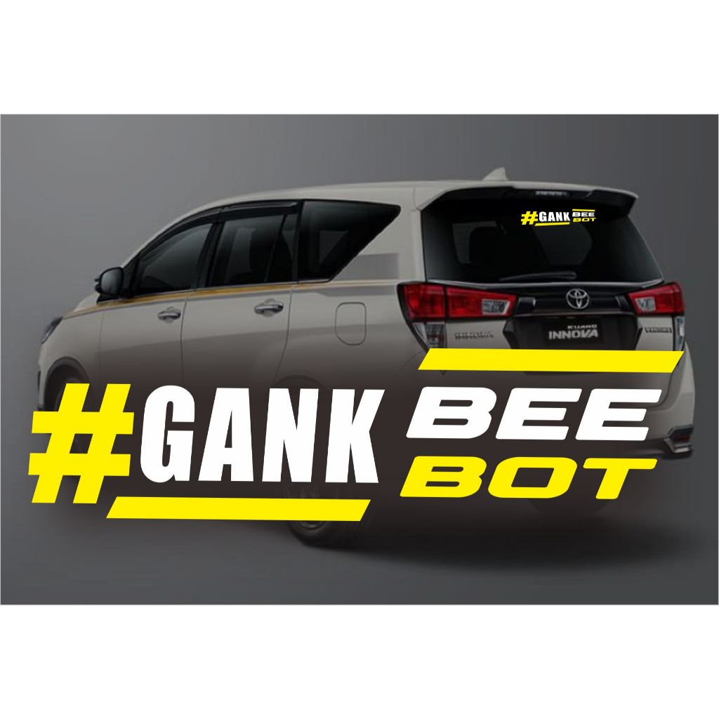Jual STICKER CUTTING #GANK BEE BOT | Shopee Indonesia