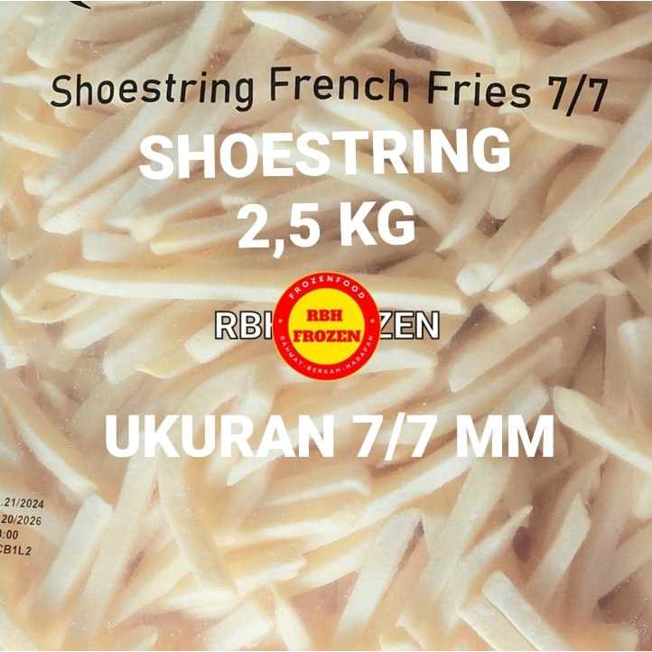 Jual Kentang Goreng Shoestring French Fries 7/7mm 2,5 Kg Santaps By ...