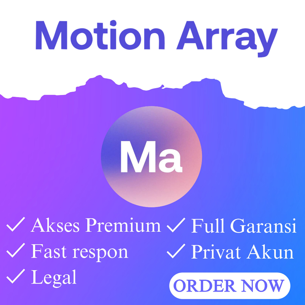 Jual Motion Array Premium 1 Tahun Full Garansi (Proses Tercepat Buka 24 Jam) | Shopee Indonesia