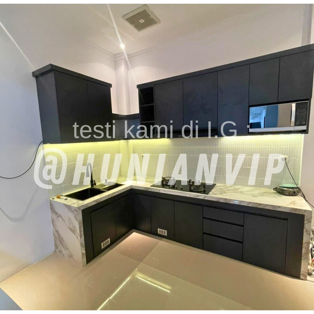 Jual Custom kitchen set surabaya full aluminium acp | Shopee Indonesia