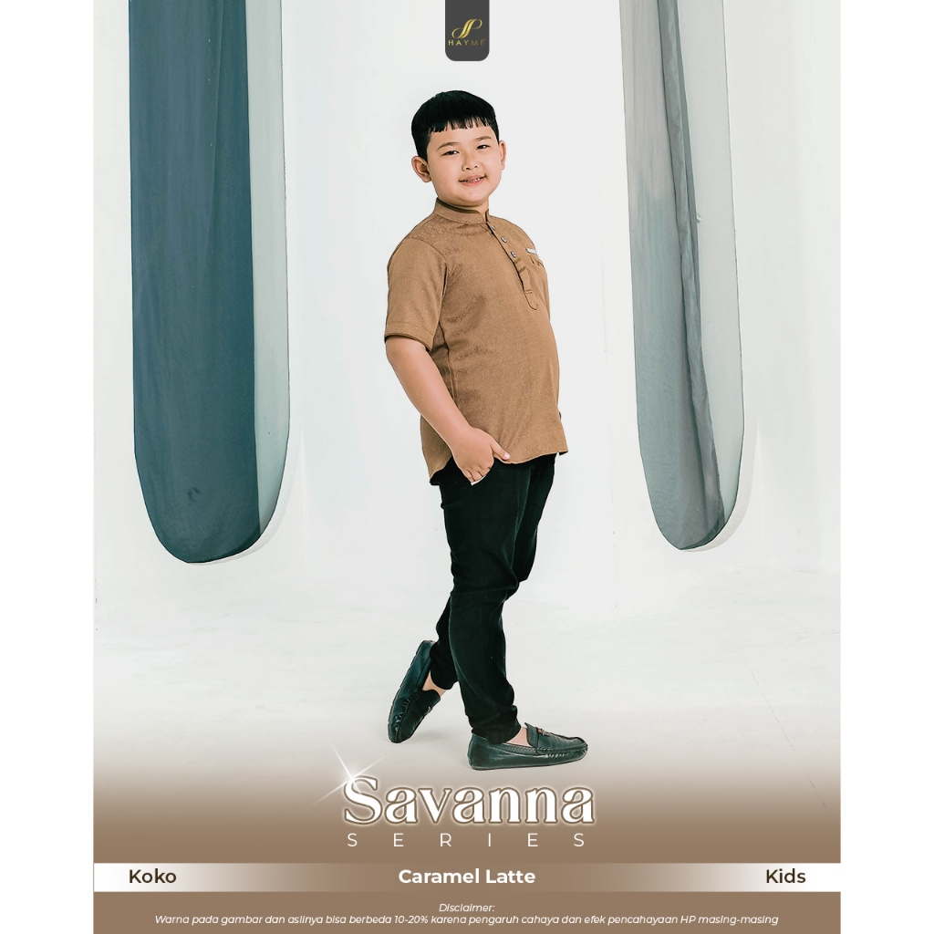 Jual Sarimbit Keluarga 2025 Savanna Series Koko Kids Lengan Pendek ...