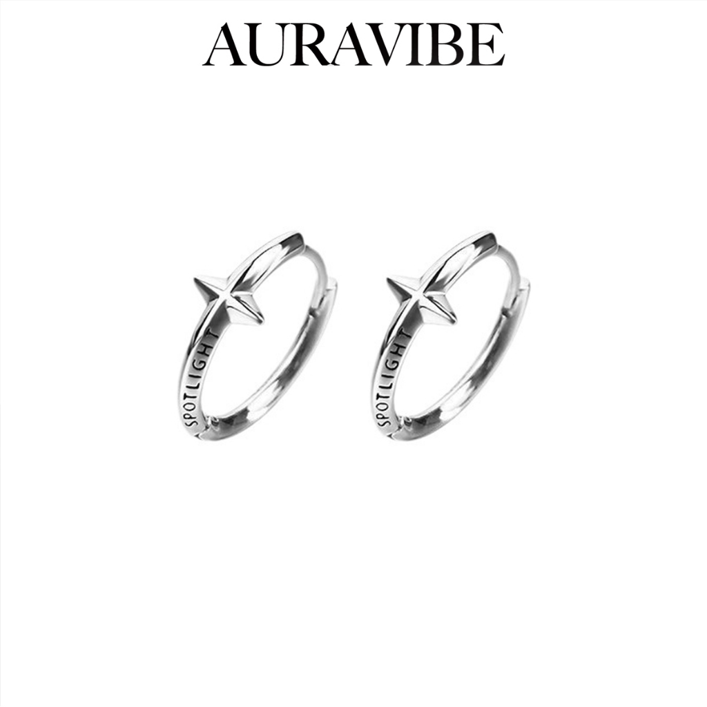 Jual AURAVIBE Anting pria Gaya punk hip-hop versi Korea tampan desain ...