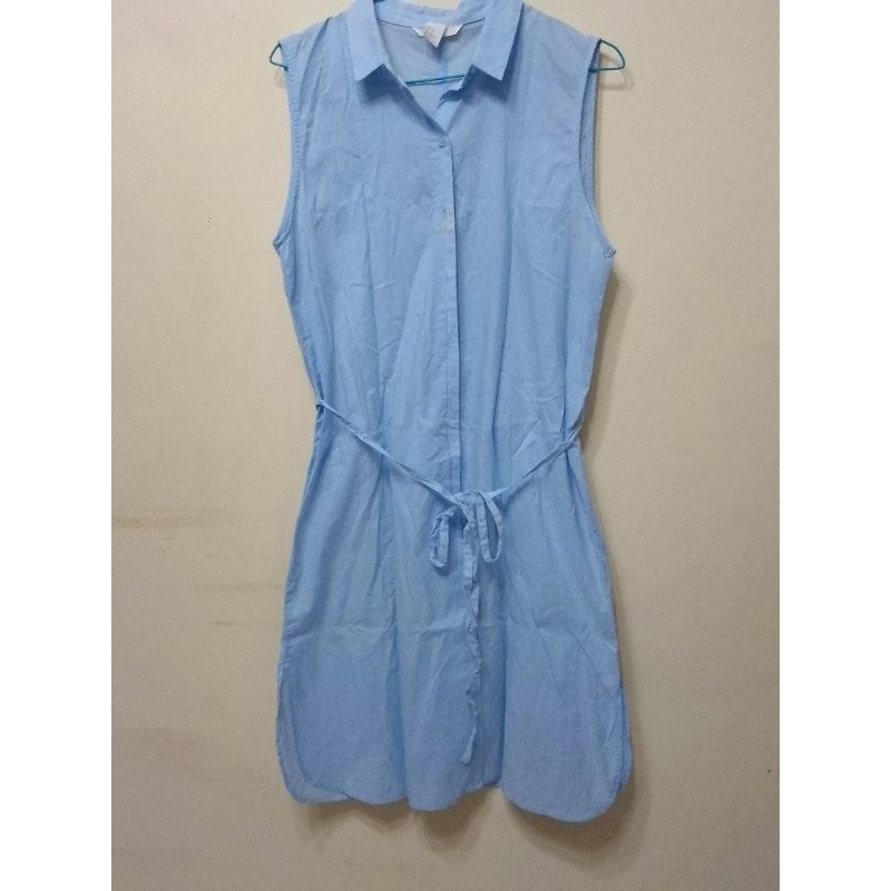 Jual Outer preloved biru awan (H&M) | Shopee Indonesia