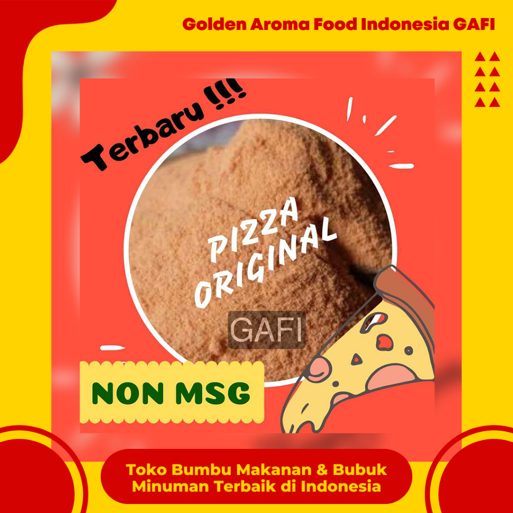 Jual Gafi Food Bumbu Tabur Rasa Pizza Original NON MSG 1 Kg Enak Murah ...
