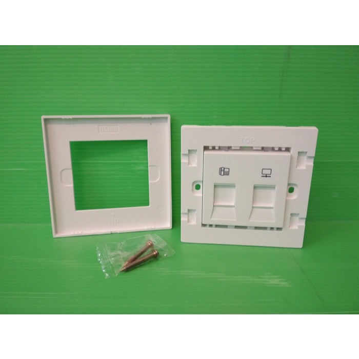 Jual BOSS / Outlet Telepon + Data Cat6 Boss / B1032/CAT6 | Shopee Indonesia