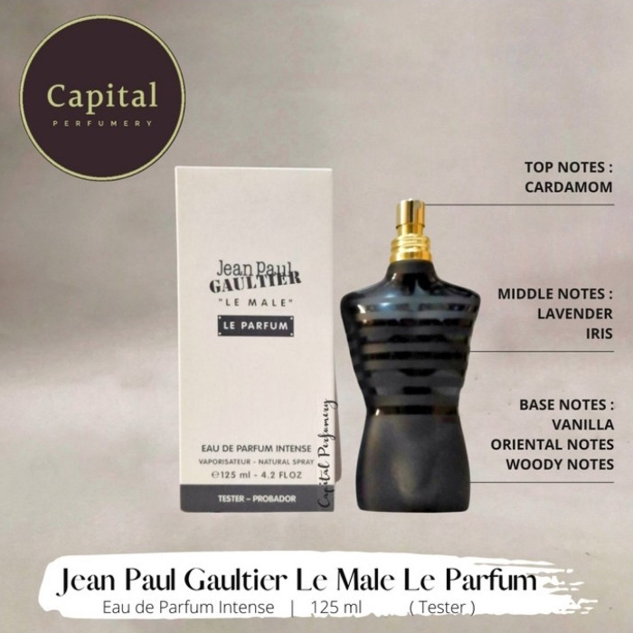 Jual Parfum Original Le Male Le parfum Edp Intense 125ml Tester ...