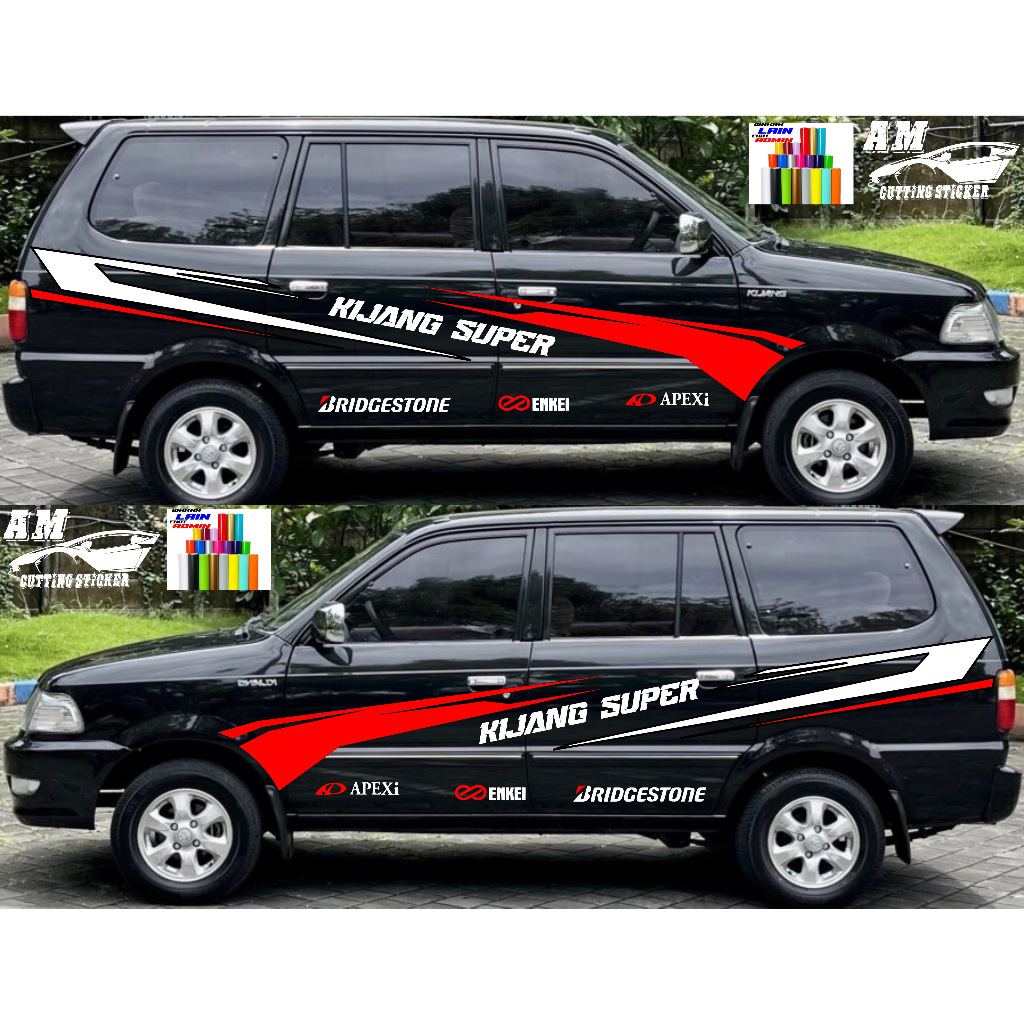 Jual Stiker Mobil Kijang Super Stiker Body Samping Mobil Kijang Super ...