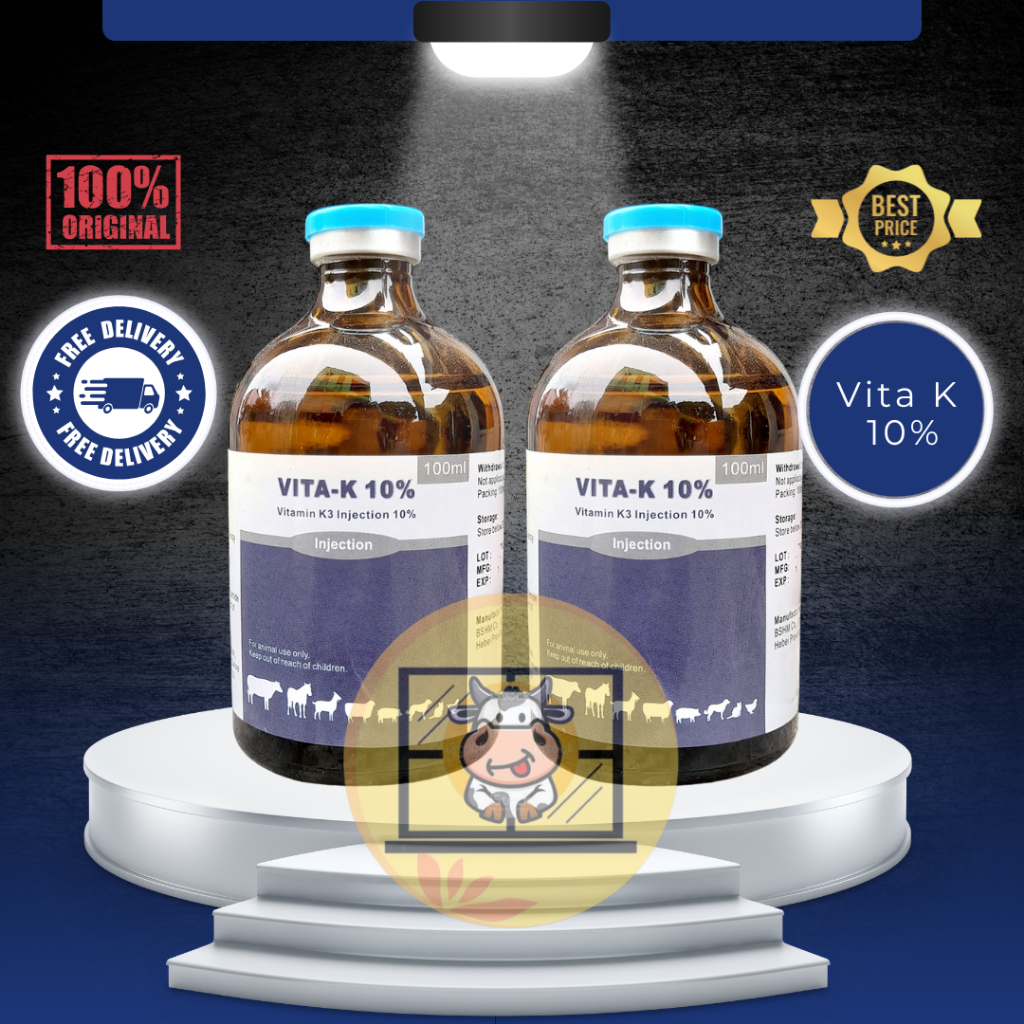 Jual VITA-K 10% 100 ML INJEKSI VITAMIN K3 10% sebagai tambahan vitamin ...