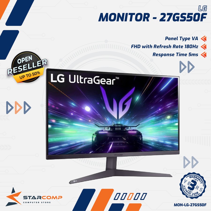 Jual LG 27GS50F-B UltraGear Monitor 27" FHD 180Hz Gaming Monitor ...
