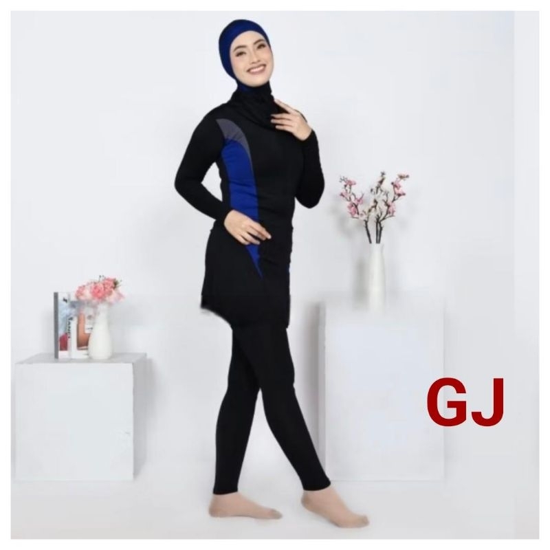 Jual BAJU RENANG MUSLIM DEWASA WANITA HIJAB SPANDEK PREMIUM renang ...