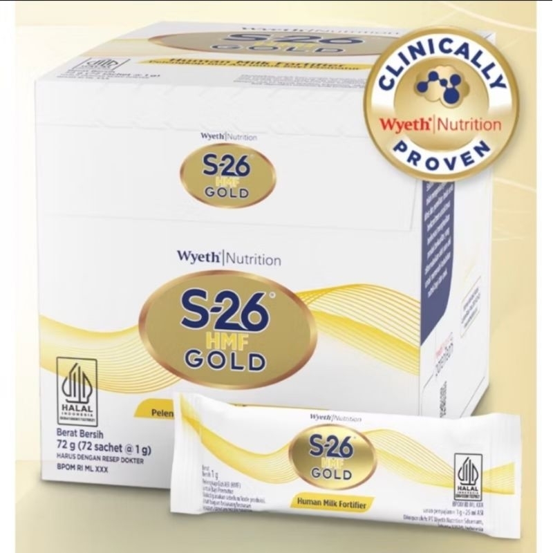 Jual S26 HMF || 10 sachet S26 HMF GOLD Sachet @1gr) | Shopee Indonesia