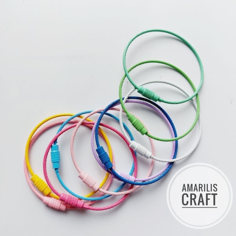 Jual [1Pc] Tali Wire Stainless Steel Keys Hanging | Shopee Indonesia