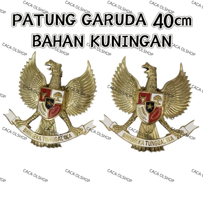 Jual Patung Lambang Garuda Dinding Kuningan 40cm | Shopee Indonesia