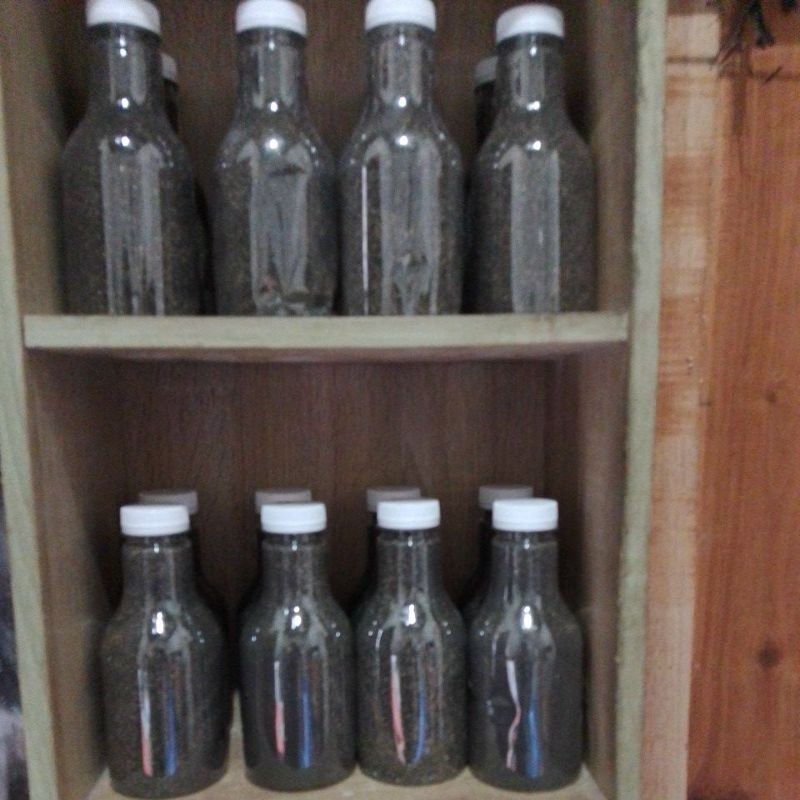 Jual pasir besi, pasir hitam, pasir magnet ukuran botol 250 by Rezray ...