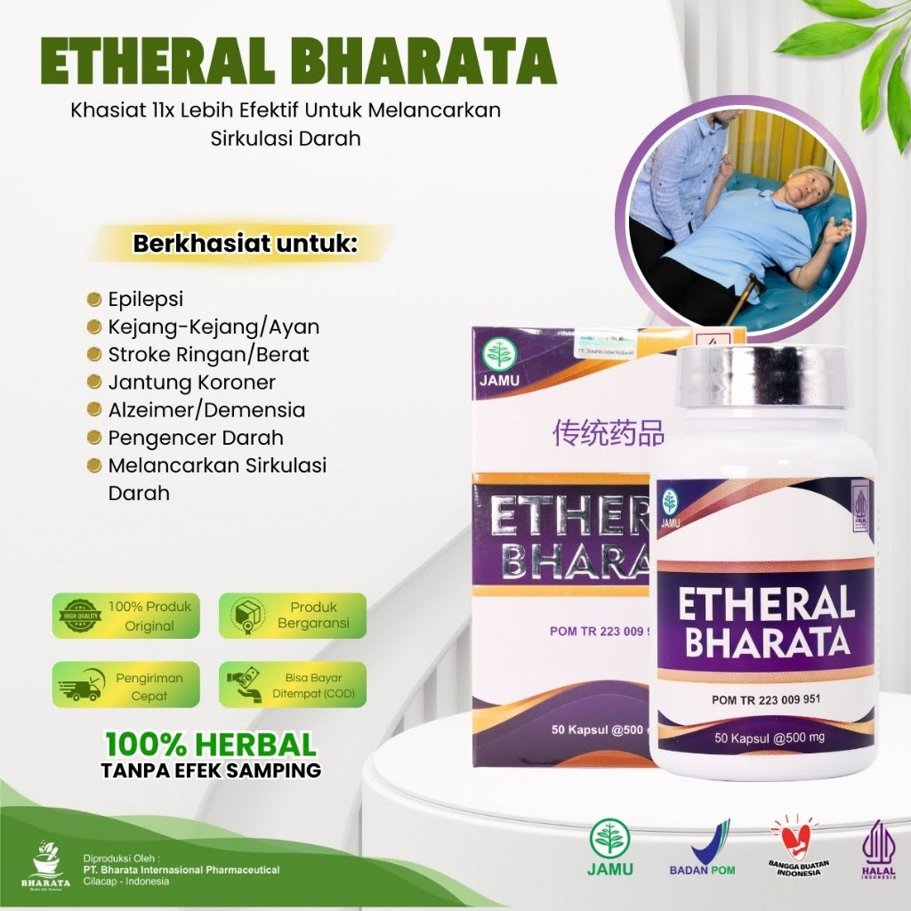 Jual Obat Epilepsi Paling Ampuh Etheral Bharata Original - Garansi 100% ...