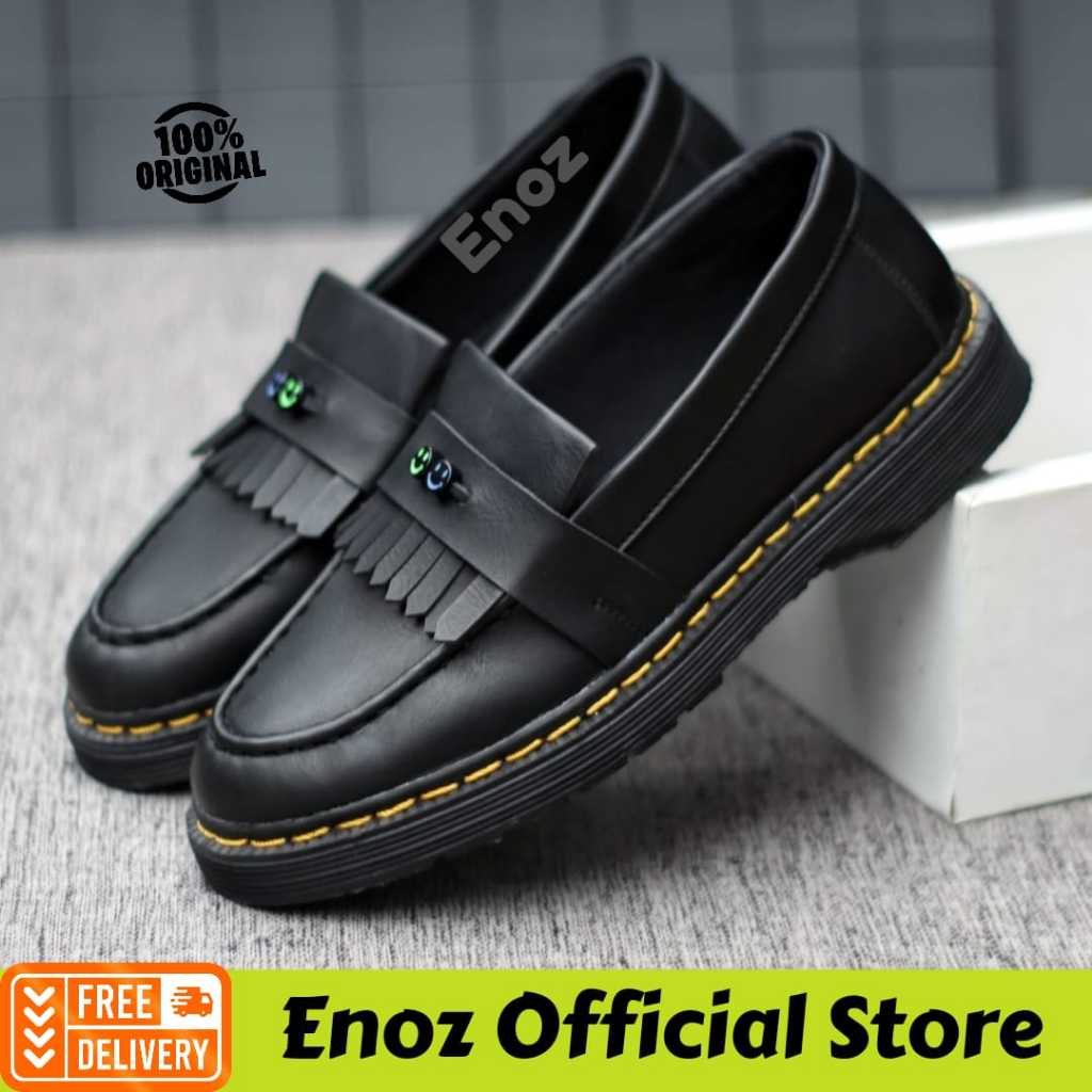Jual Sepatu Penny Loafers Pria Kulit Pu Sinthetic Dogmart Slip On ...