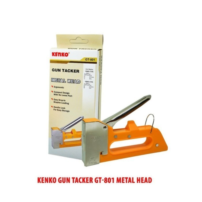 Jual KENKO GUN TACKER / STAPLER TEMBAK GT 801 kenko | Shopee Indonesia