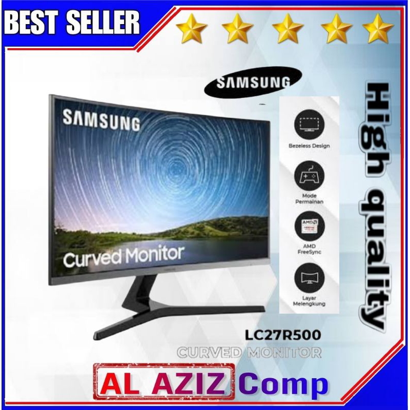 Jual Monitor LED SAMSUNG 27" Inch Curved LC27R500 Full HD FHD | Shopee ...