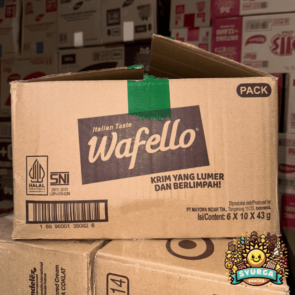 Jual Wafello Wafer Dus (6x10 @43Gr) | Shopee Indonesia