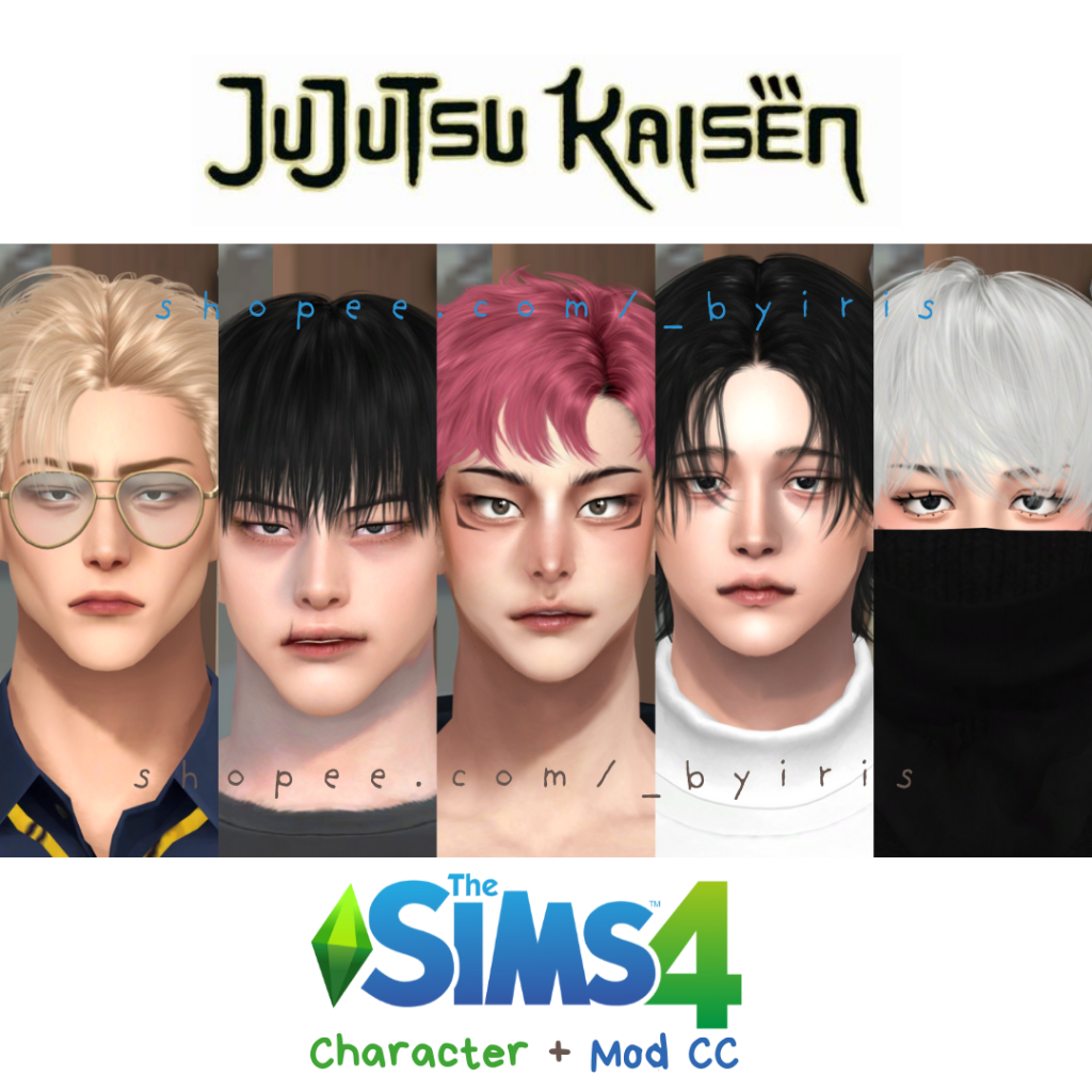 Jual THE SIMS 4 CC JUJUTSU KAISEN CHARACTER + MODS | Shopee Indonesia