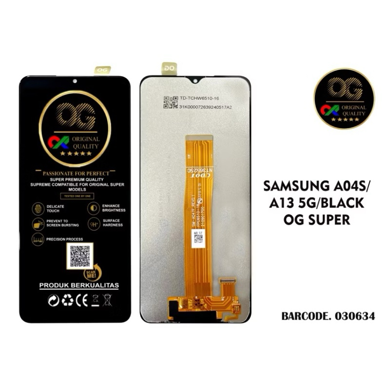 Jual LCD SAMSUNG A04S/A047/A047F/A13 5G/A136/A136B/A136U/M13 5G/M136 FULLSET BLACK (ORIGINAL ...