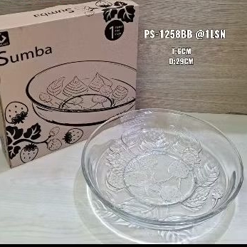Jual pirex, loyang Piring, tempat buah Kaca Beling Bening cocok buat ...