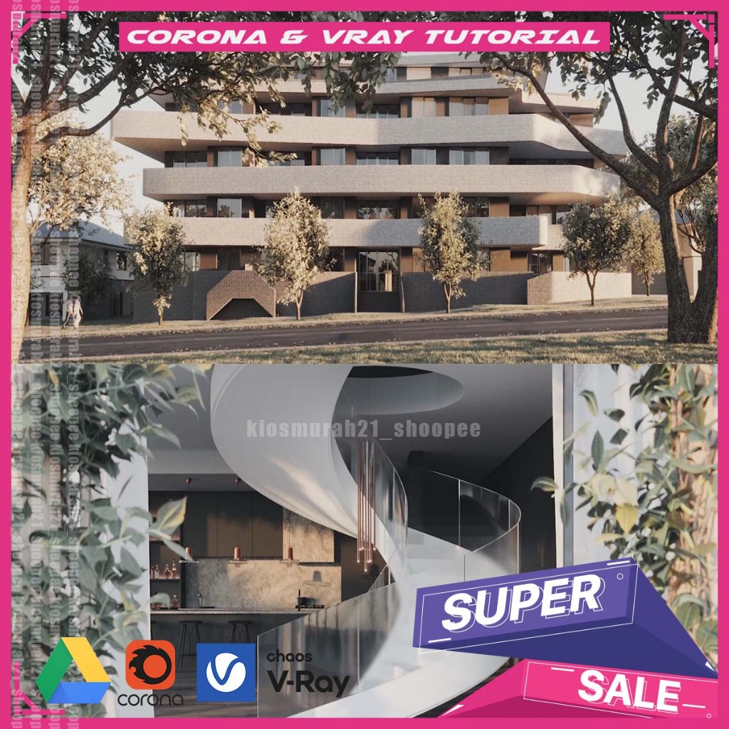Jual Corona Vray - Animations – Corona & V-Ray Corona Vray Tutorial | Shopee Indonesia