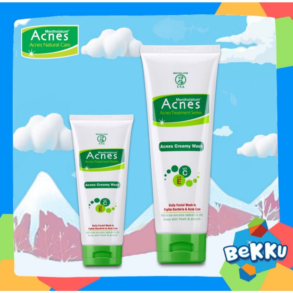 Jual Acnes Creamy Wash 50gr & 100gr - Sabun Cuci Muka - Anti Acne ...
